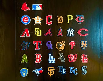 SUPER STRONG! Decorative Baseball Magnets, Set of 8, Neodymium Magnets ...