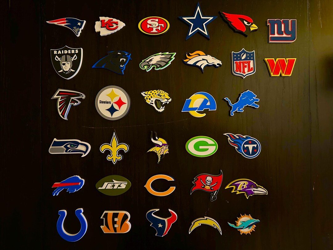 Fridge Magnets - NFL - Etsy