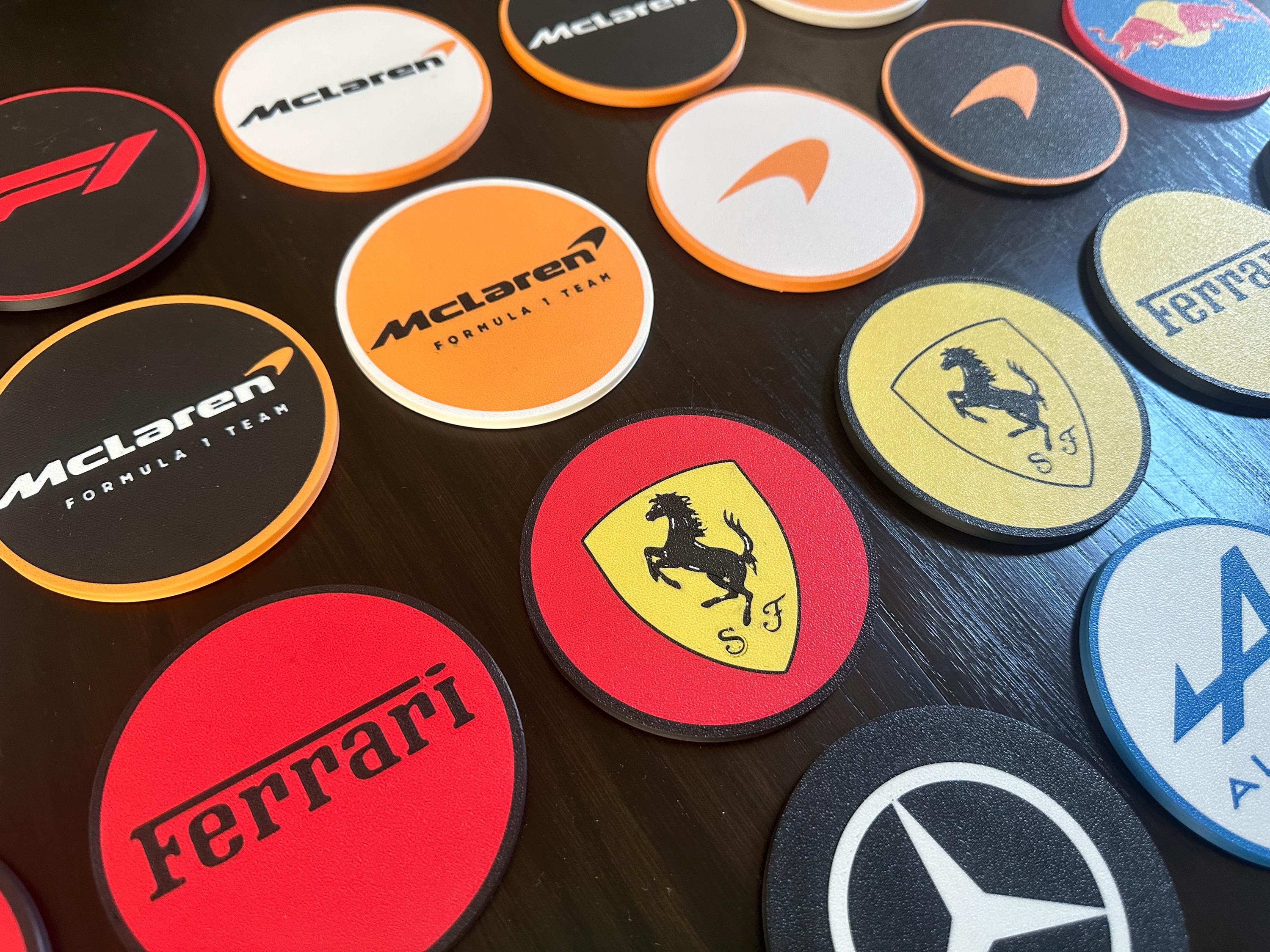 Coasters - Formula 1 Collection - Etsy