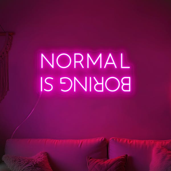 Normal is Boring - Etsy