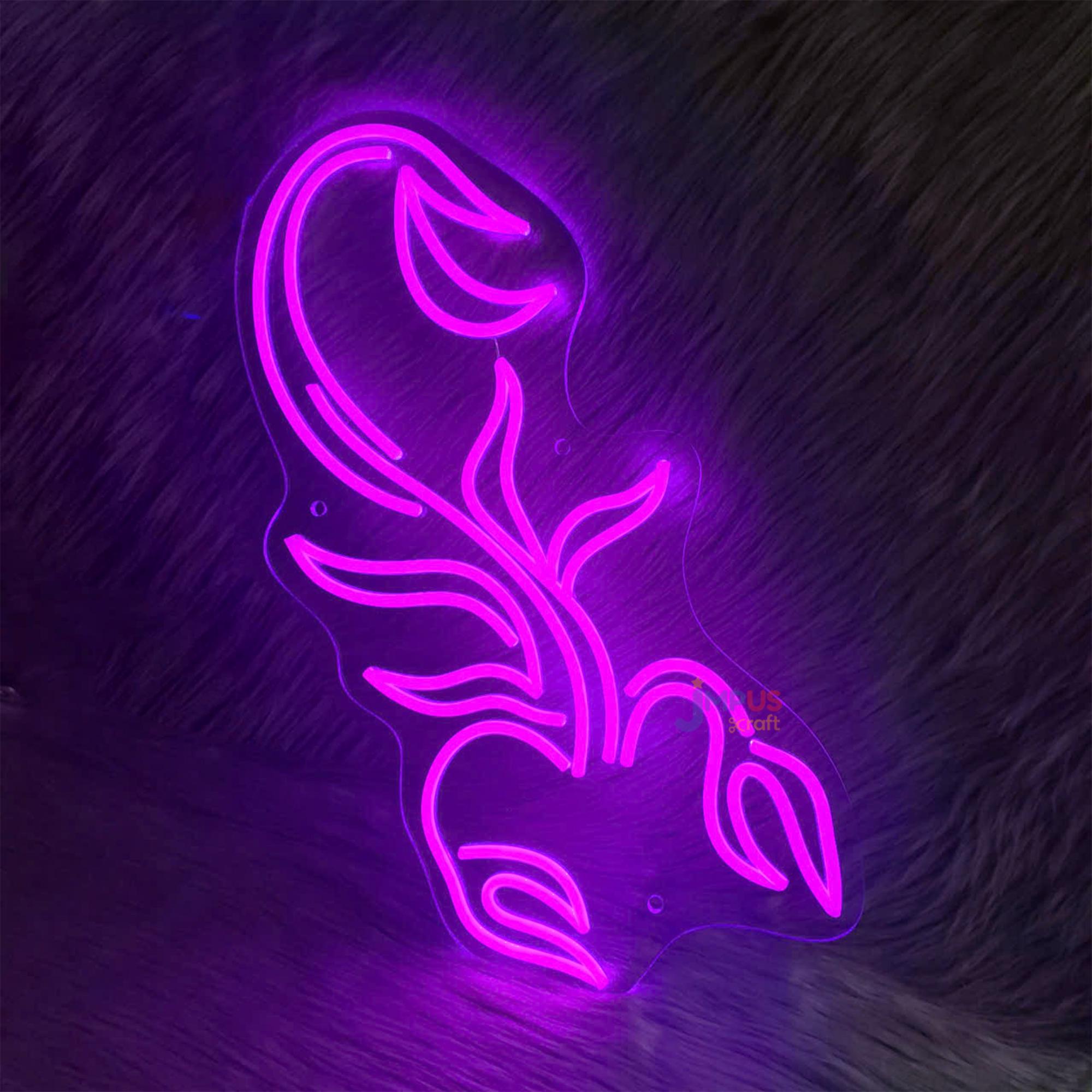 Scorpion Neon Sign, Scorpion Led Light, Scorpio Led Neon Sign, Scorpio ...