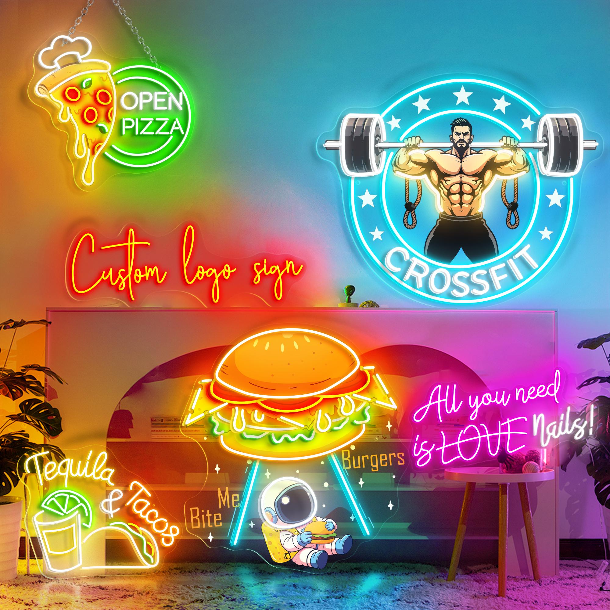 Custom Open Pizza Neon Signs Pizza Restaurant Decor Pizza Shop Neon ...