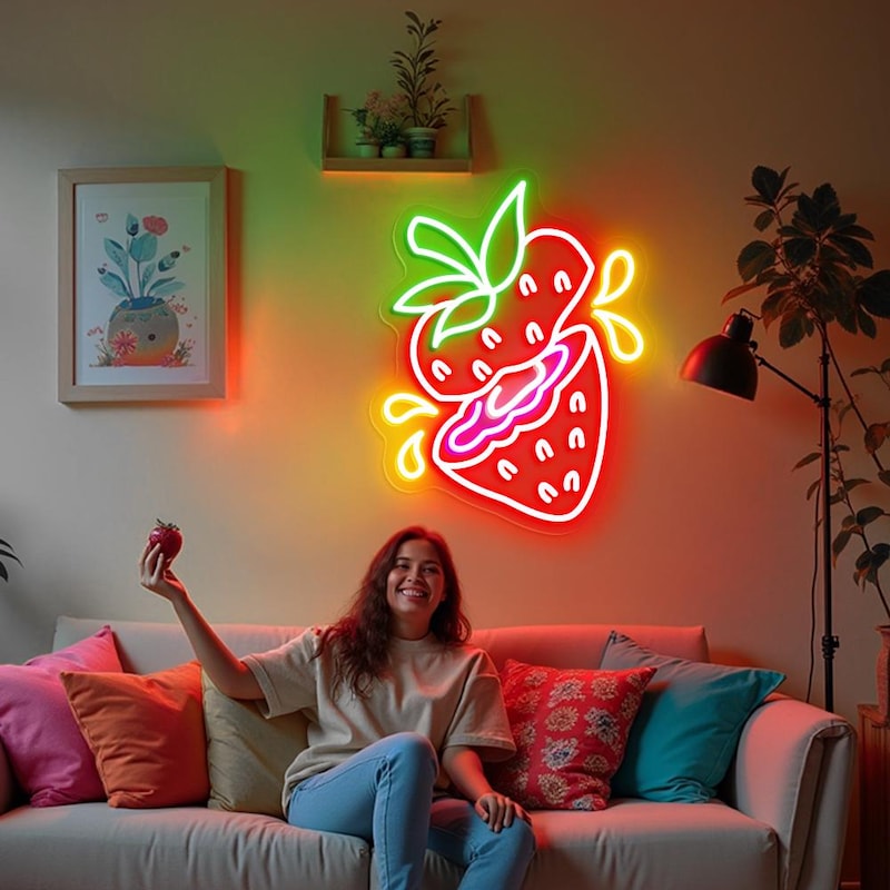 Strawberry Shortcake Lamp - Etsy