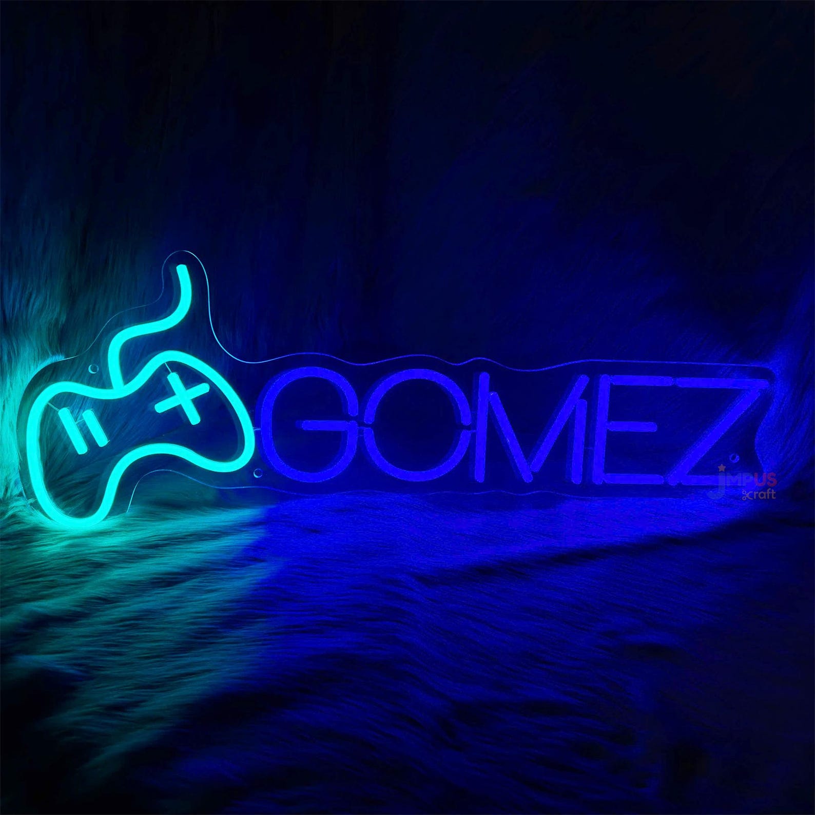 Custom Username Neon Sign Custom Channel Name Neon Gamer Tag Sign ...