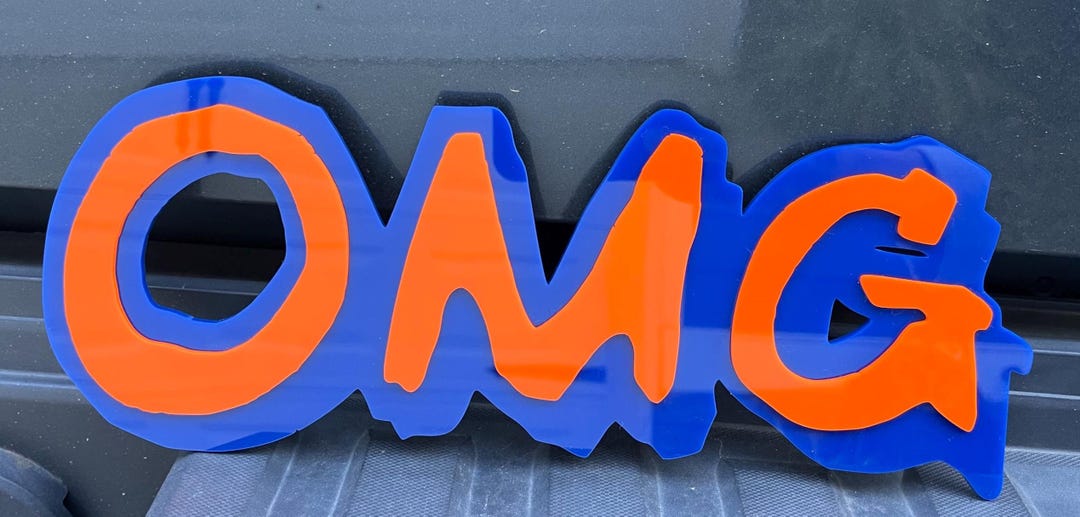 OMG Mets Rally Sign - LGM!! Rally Sign for Mets Fans Rally Sign OMG ...