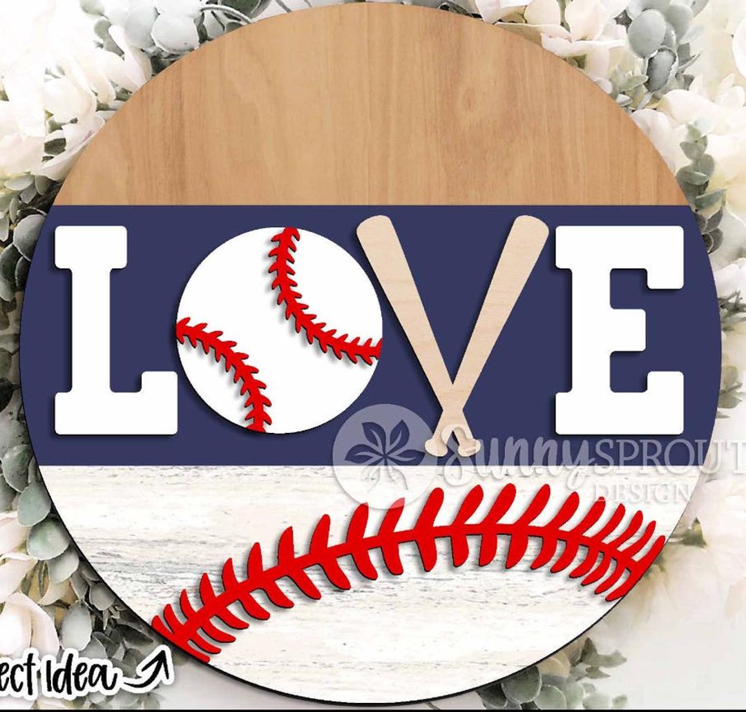 Baseball Mom Activity for Baseball Mom - Unfinished Wood Sign for Front ...