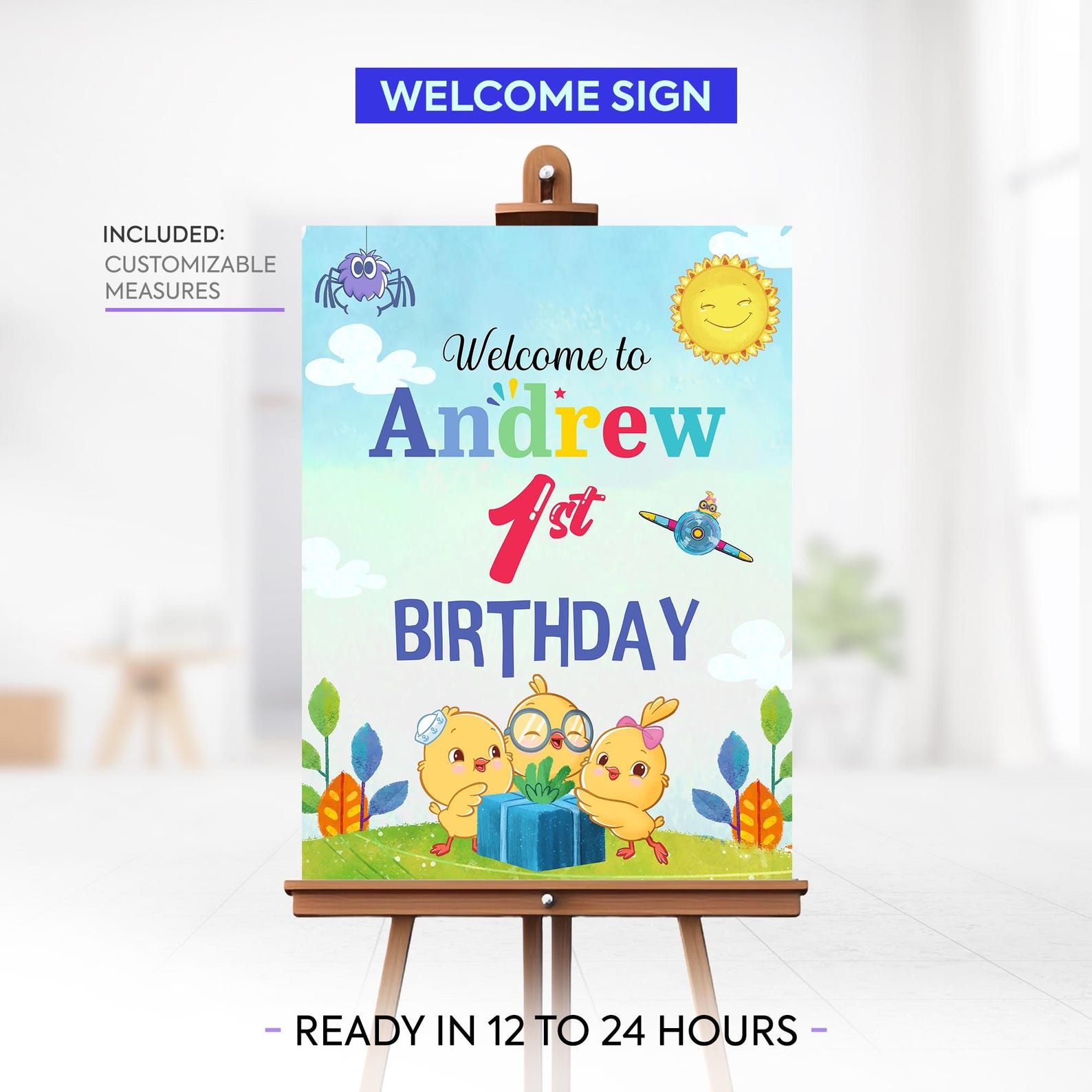 Canticos Birthday Welcome Sign, Canticos Birthday, Canticos PNG ...