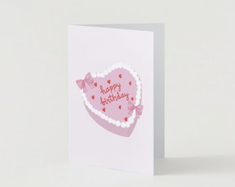 Happy Birthday Printable Card Coquette Happy Birthday Card Print ...