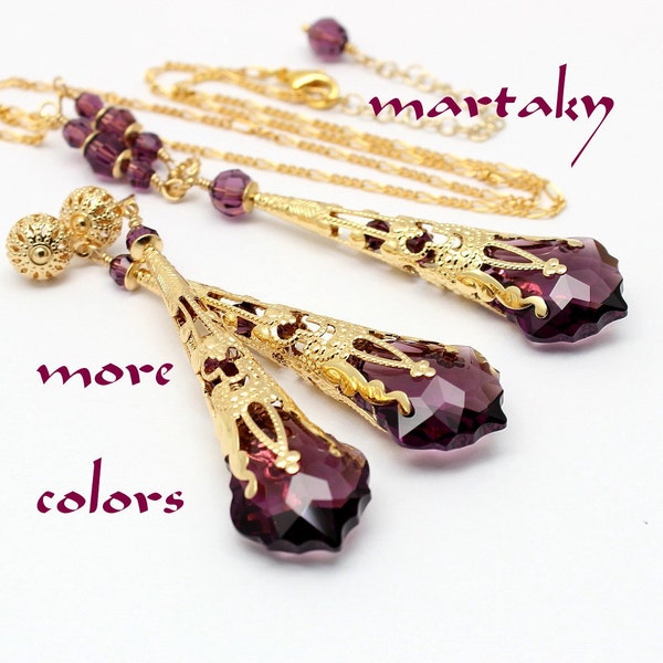 Purple Gold Jewelry - Etsy