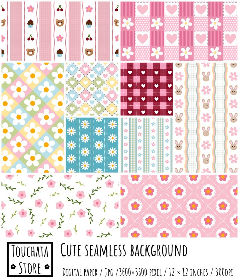 50 Seamless Background - Etsy