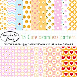 25 Cute Seamless Background - Etsy
