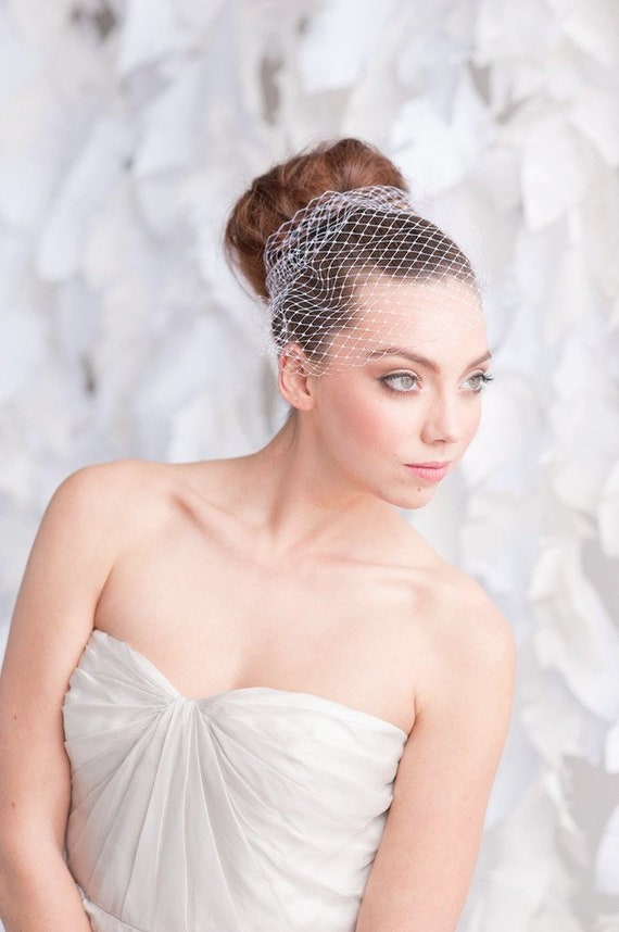 Bandeau Birdcage Veil Birdcage Veil Bridal Veil Wedding | Etsy