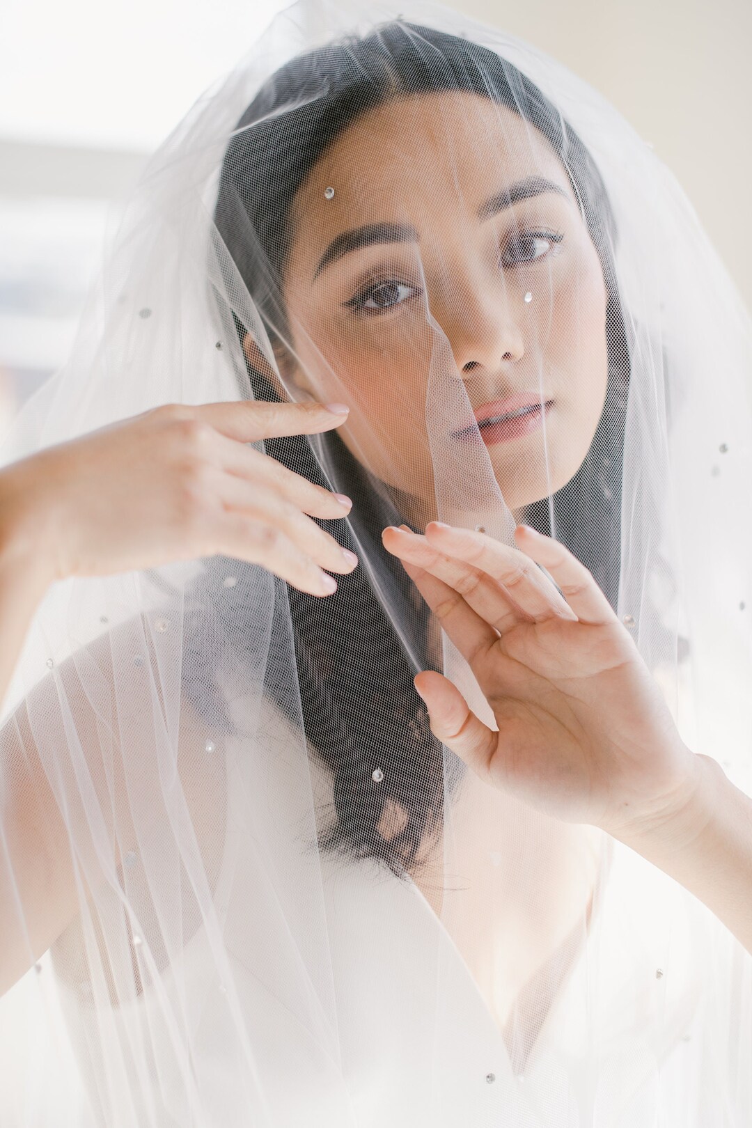 Bridal Veil, Blusher Veil, Wedding Veil, Blusher, Bridal Vail, Wedding ...