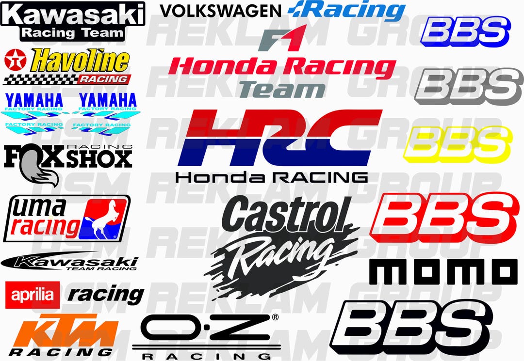 Racing Logos Brand SVG | PNG | CDR | Jpg | Pdf | Car Logos | Printing ...