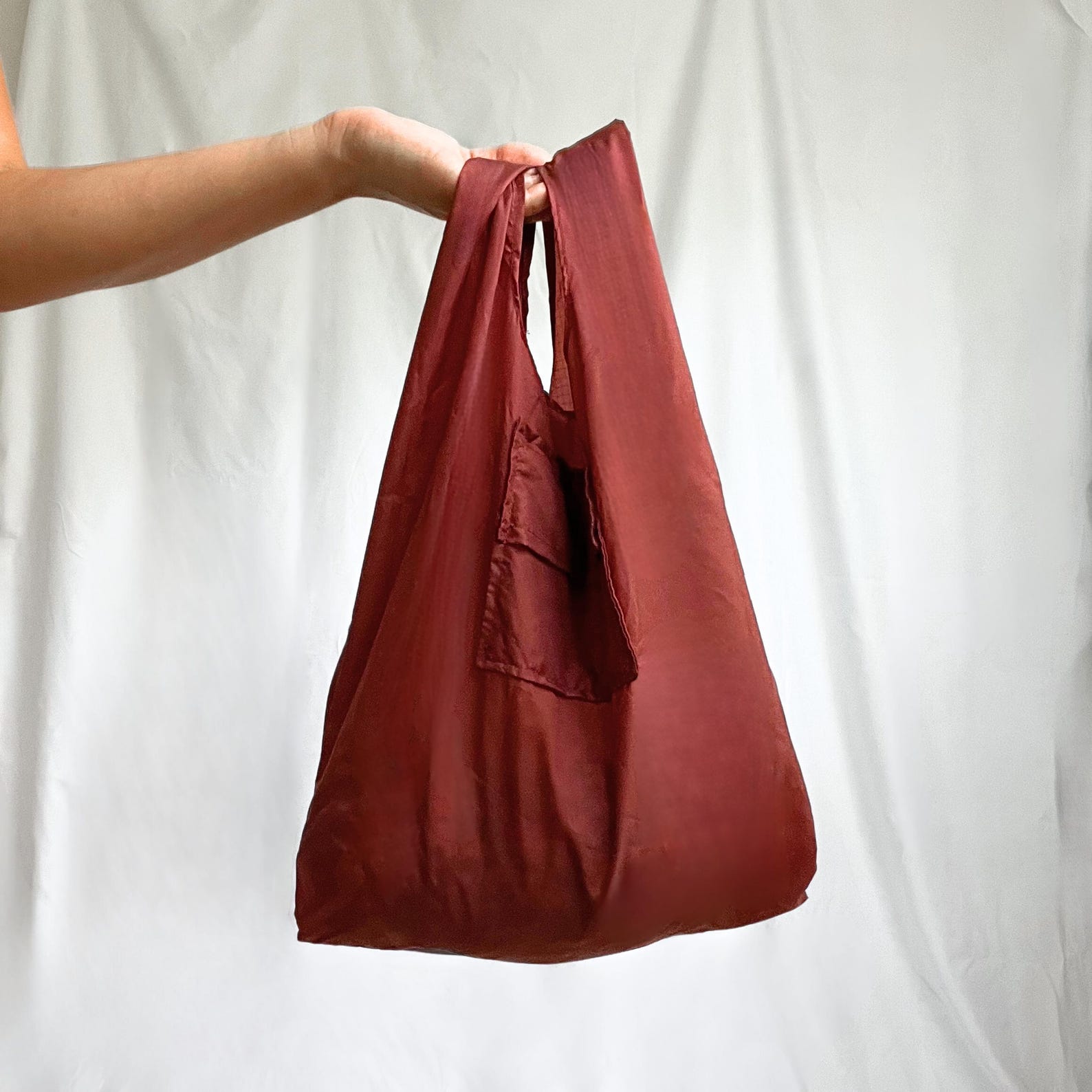 Shopping Bag With Foldable Pocket Sewing Pattern, DIY Reusable Market ...