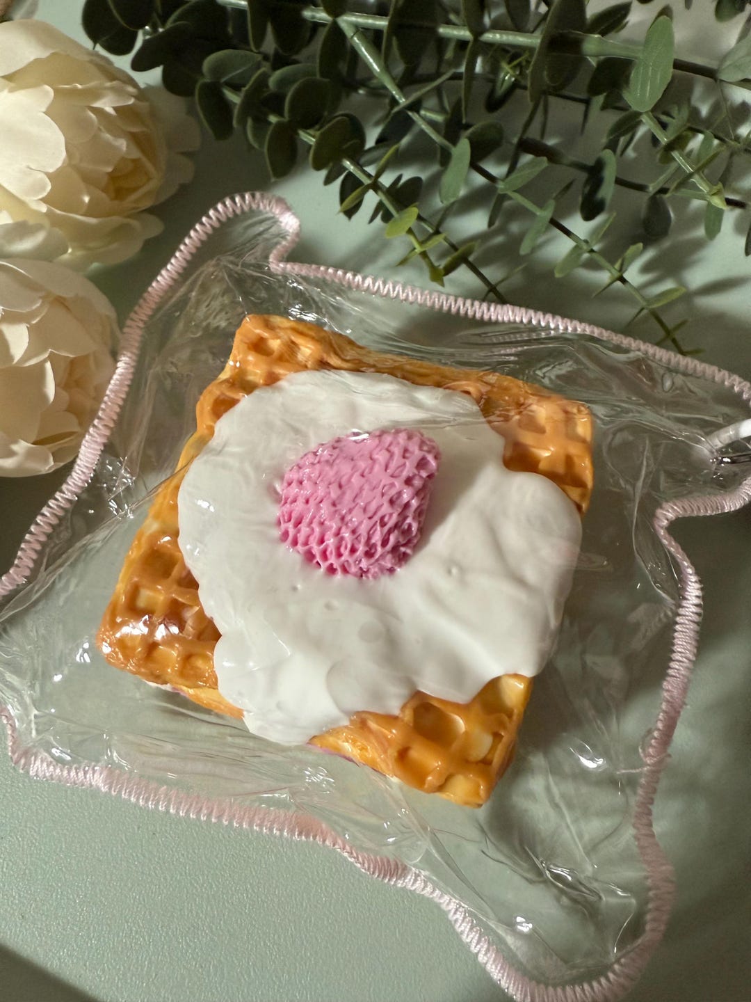 Strawberry Cake/ Taba Squishy/ Handmade/ Squeeze Squishy Toy/ Stress ...