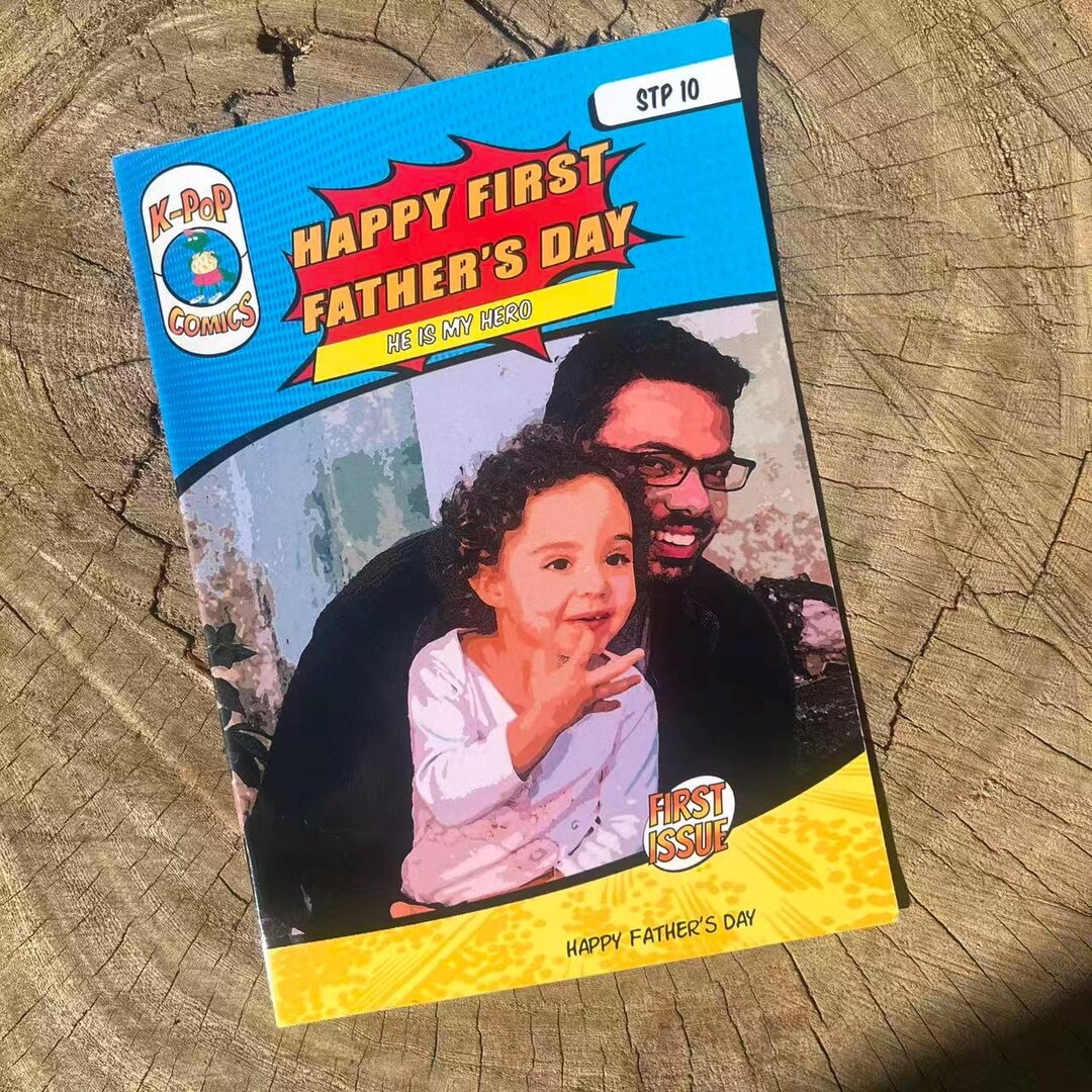 Personalized Comic Story for Dad | Birthday or New Dad Gift | Sweet ...