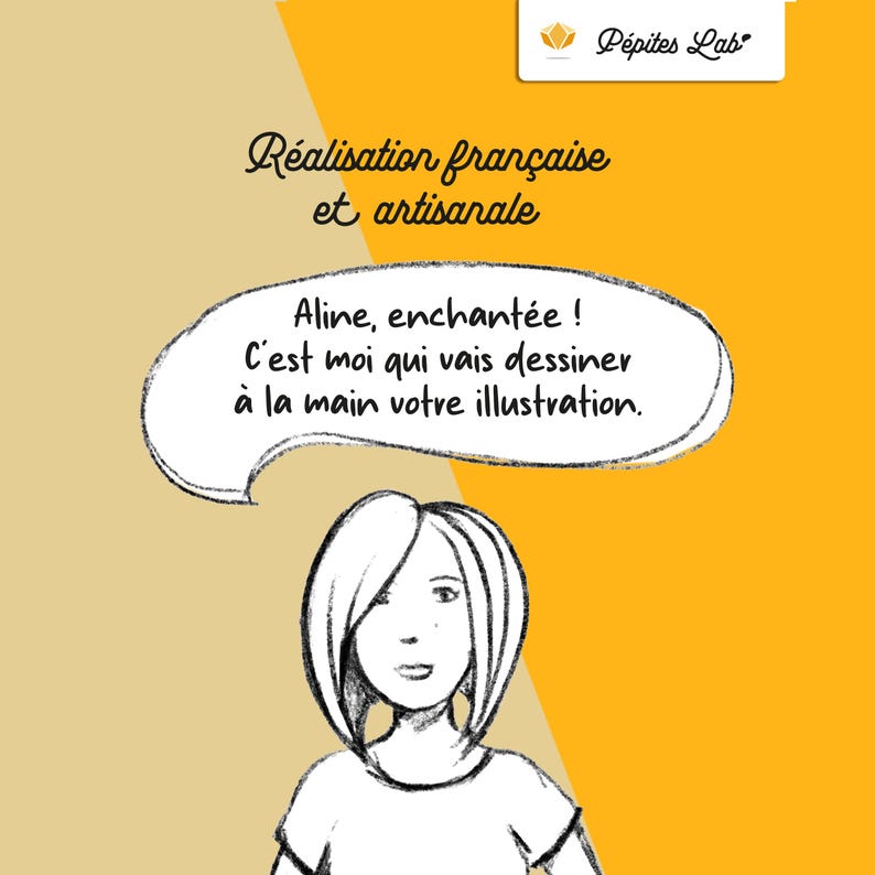 Personalized Comic Strip Illustrated Anecdote A4 Sheet - Etsy