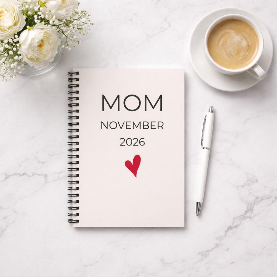 Custom Notebook With Name, Personalized Baby Journal, Baby Due Date ...