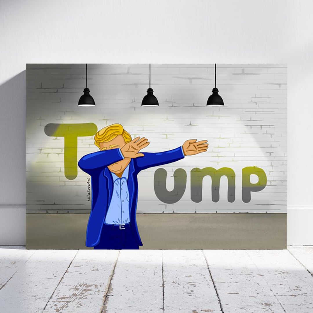 Dabbing Trump Digital Download, Dab Dance Trump Digital Art Prints ...