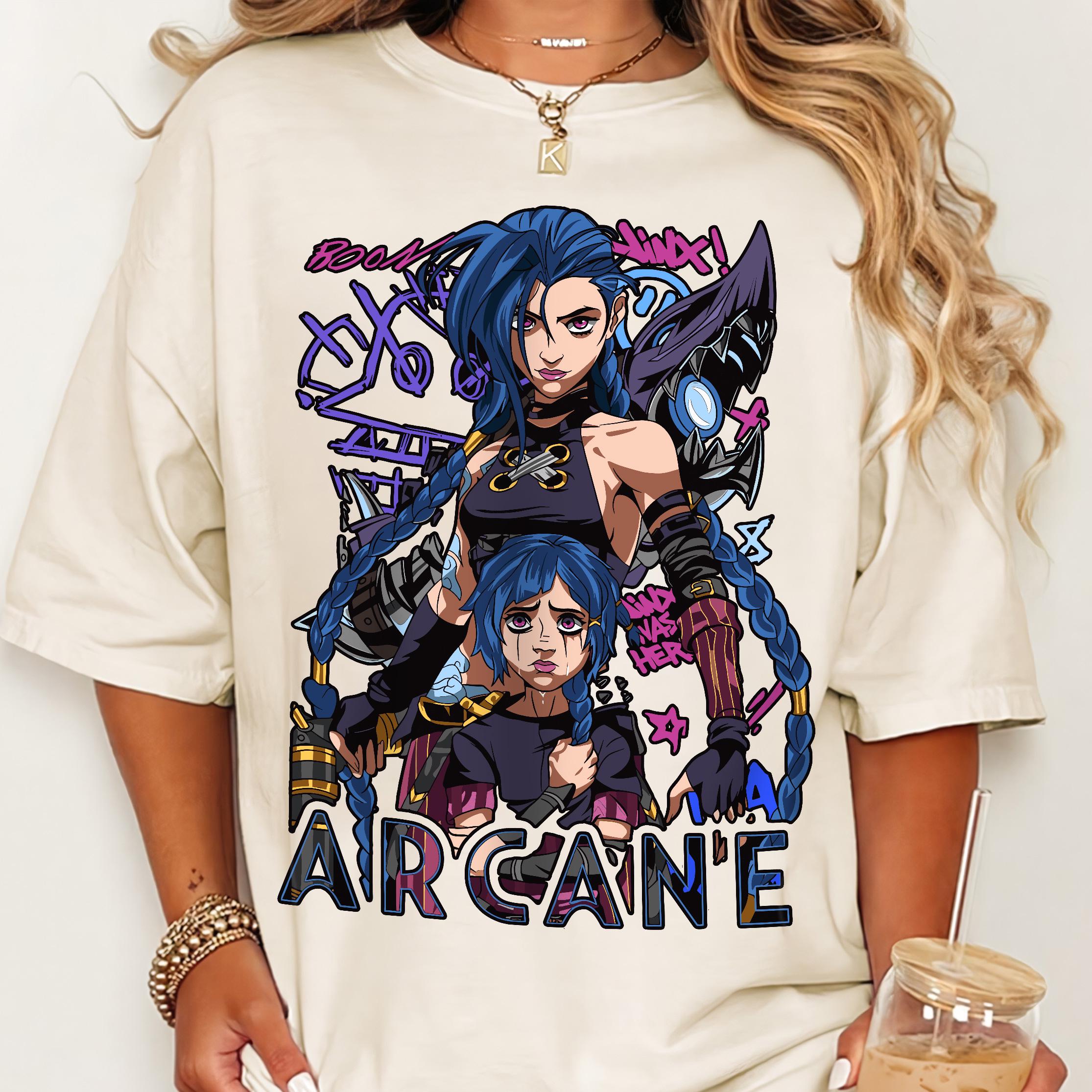 Jinx Arcane Png, Gaming Png, LOL Png, Gaming Legend Apparel Png, Game ...