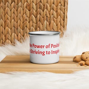 In the Power of Positivity & Striving to Inspire Mug - Etsy