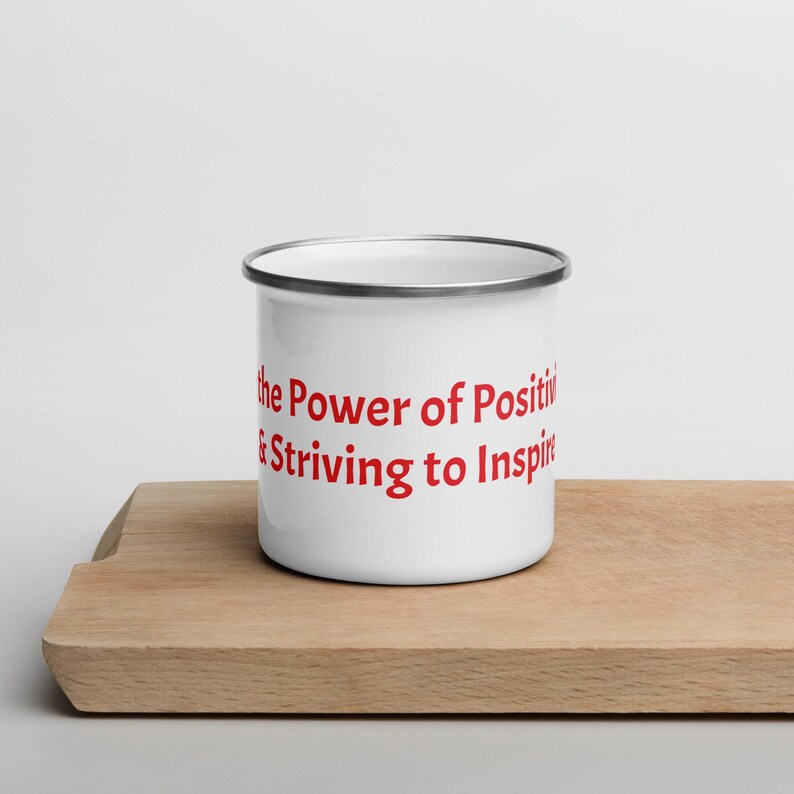 In the Power of Positivity & Striving to Inspire Mug - Etsy