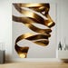 Golden Face Profile Glass Wall Art: Modern Home Decor - Etsy