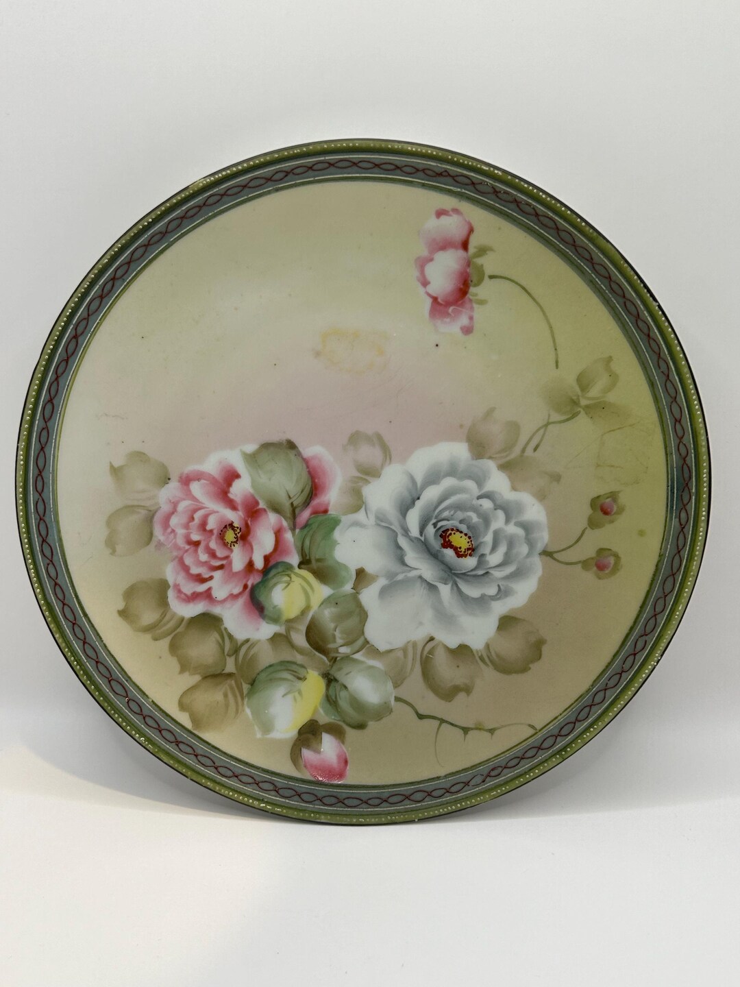 1917 Vintage Nippon CORONATION WARE Wild Rose Pattern Plate - Etsy
