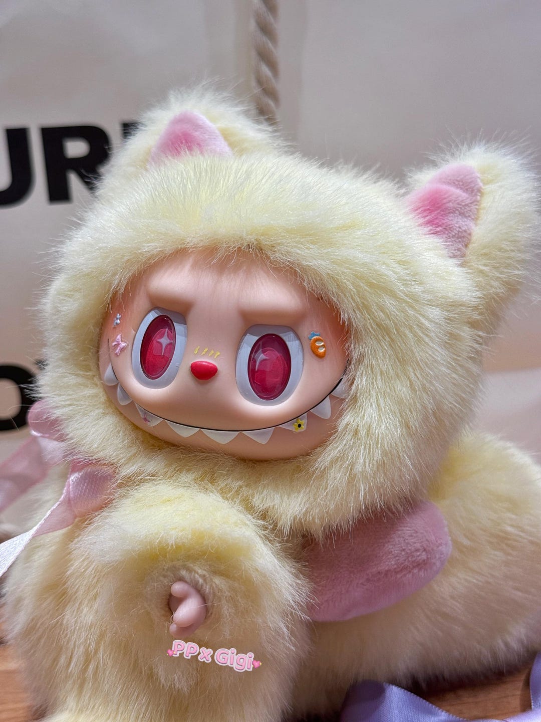 Labubu the Monsters Acorn Squirrel Series - Butter Baby,shineyellow Fur ...