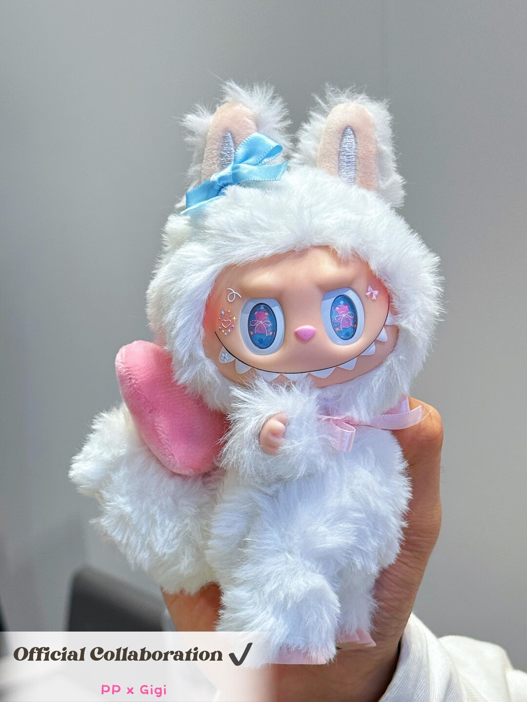 Labubu the Monsters Teddy Bears Series - Dreamy Cloud, 18cm Vinyl Doll ...