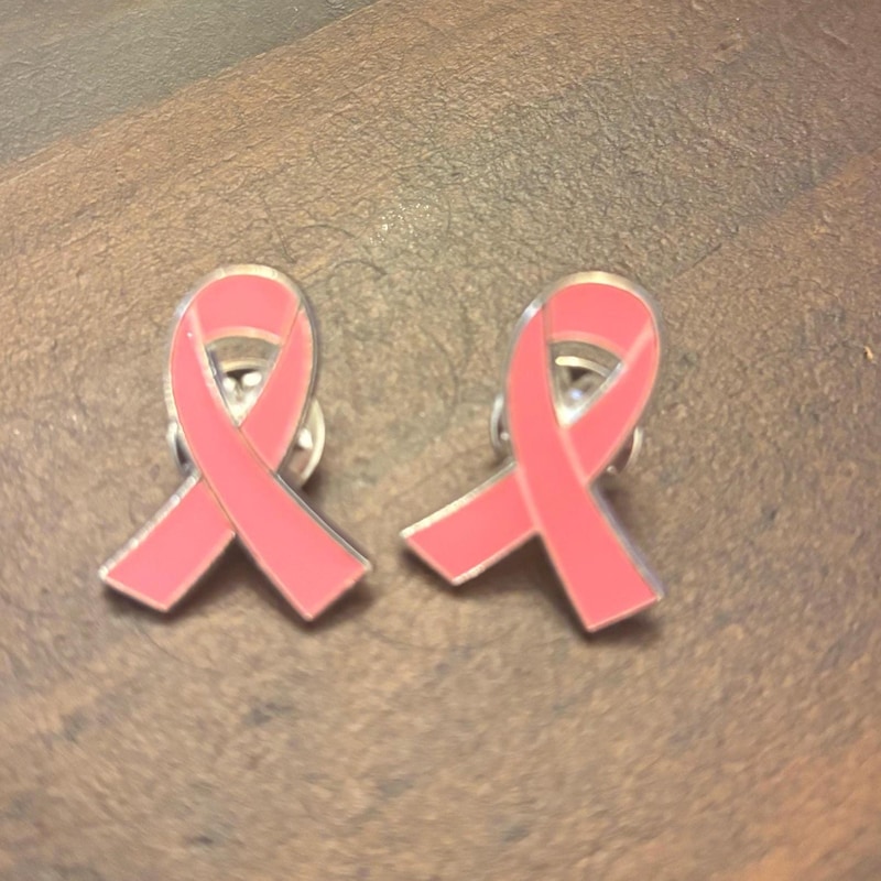 Breast Cancer Metal Pin - Etsy