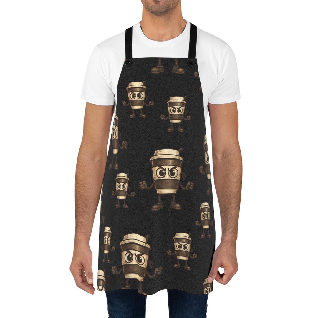 CAPUCHINO ASSASSINO Apron, Funny Italian Apron, Kitchen Apron With ...