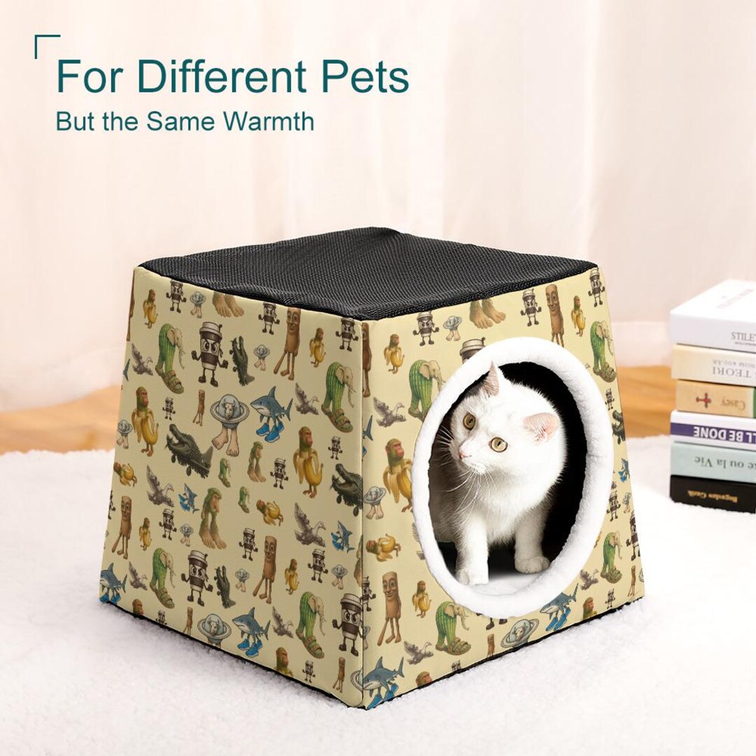 ITALIAN BRAINROT ANIMALS Space Capsule Cat Bed | Cozy Small Dog Bed ...