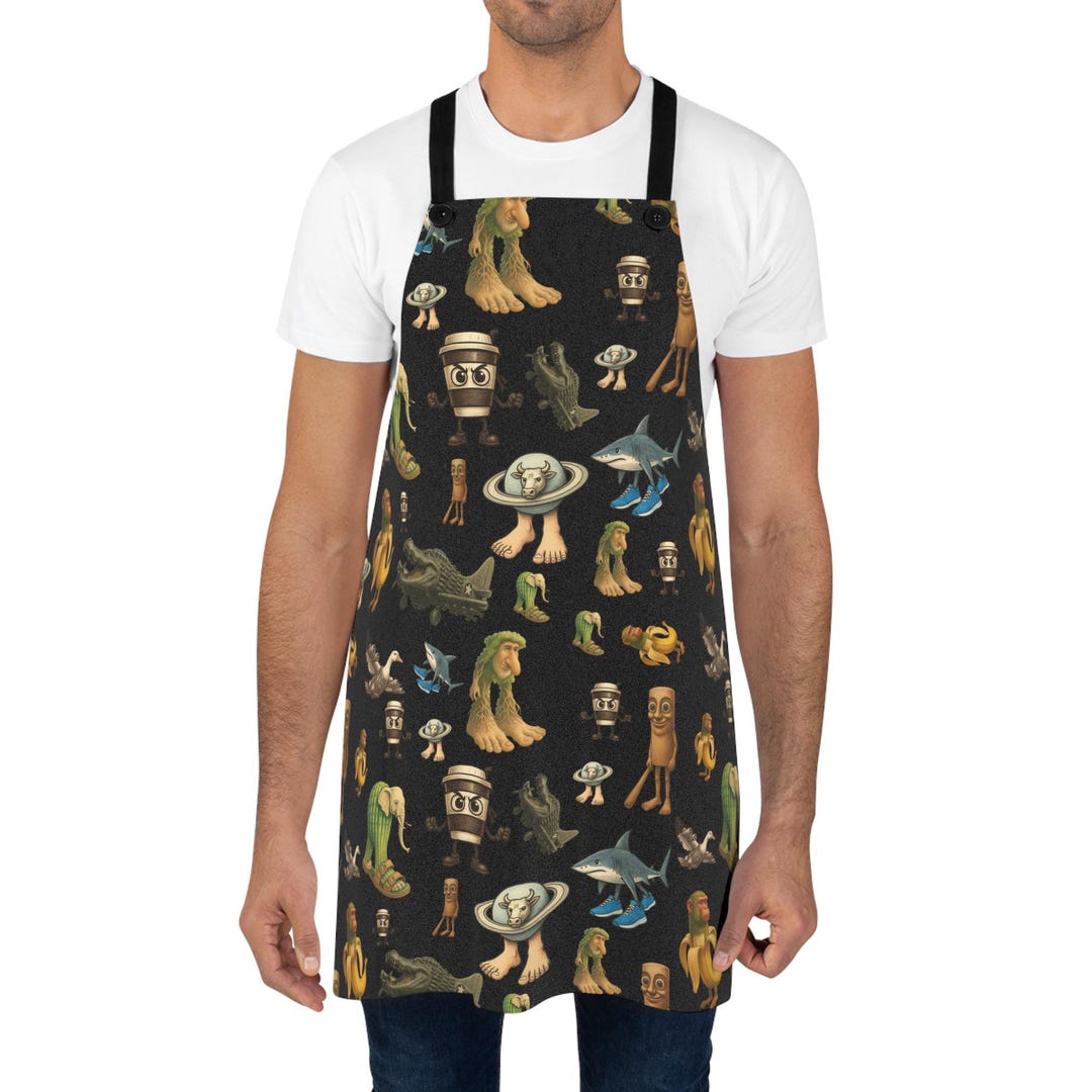 ITALIAN BRAINROT ANIMALS Apron, Funny Italian Apron, Kitchen Apron With ...