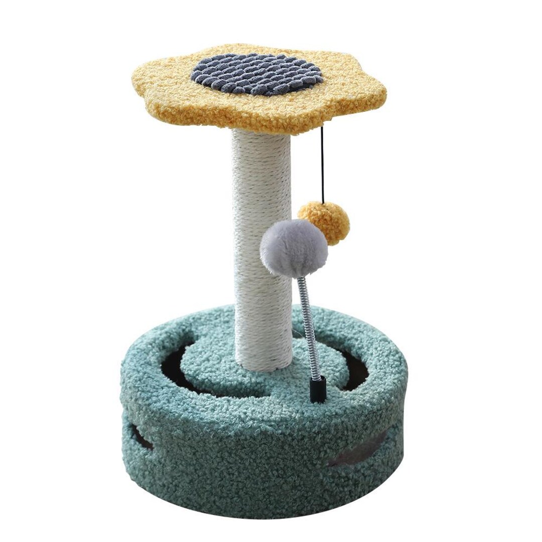 Funny Cat Scratching Tree | Multifunctional Kitten Toy With Soft Teddy ...
