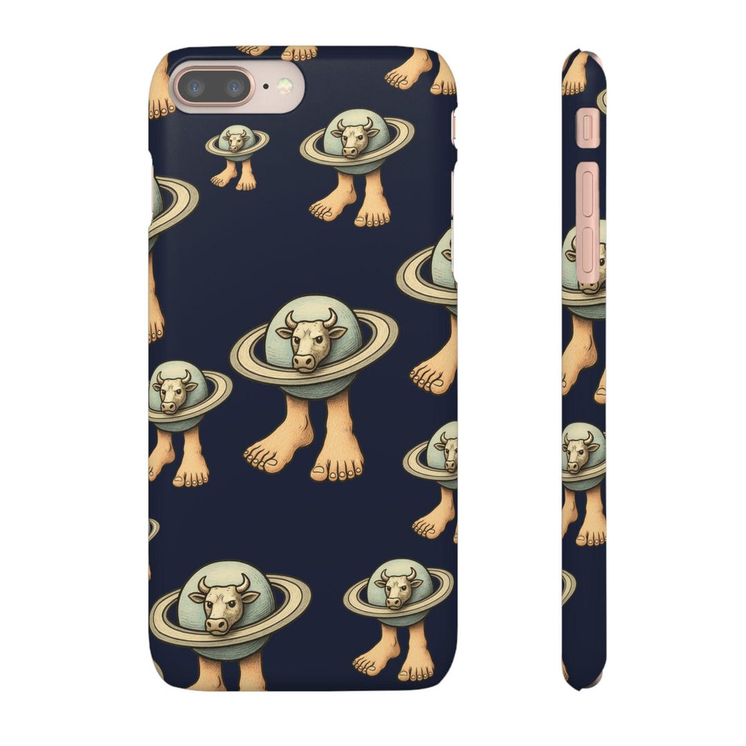 The SATURN SATURNITA COW Snap Case - Etsy