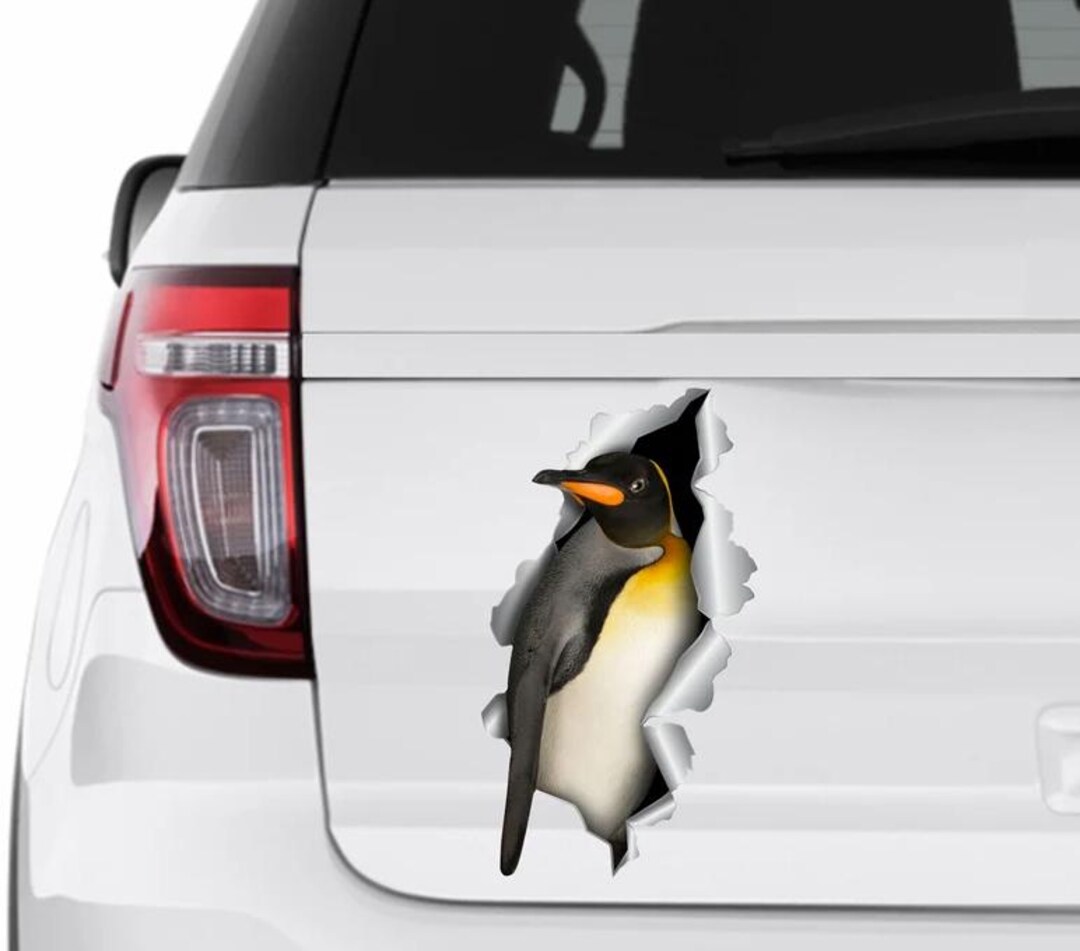 King Penguin Sticker King Penguin Car Decal King Penguin Decals Penguin ...