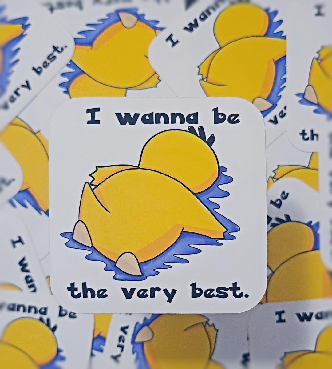 Psyduck Pokemon Sticker - Etsy