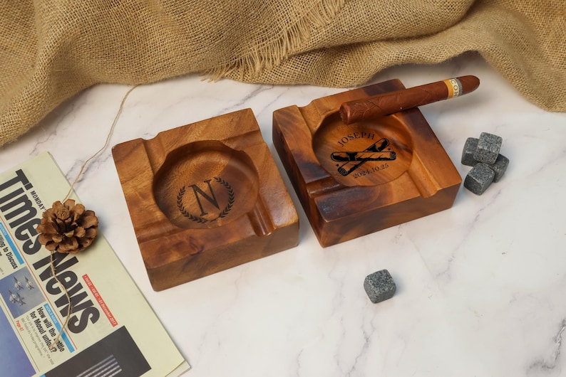 Personalized Cigar Ashtrays, Cigar Stands, Unique Ashtrays, Cigar ...