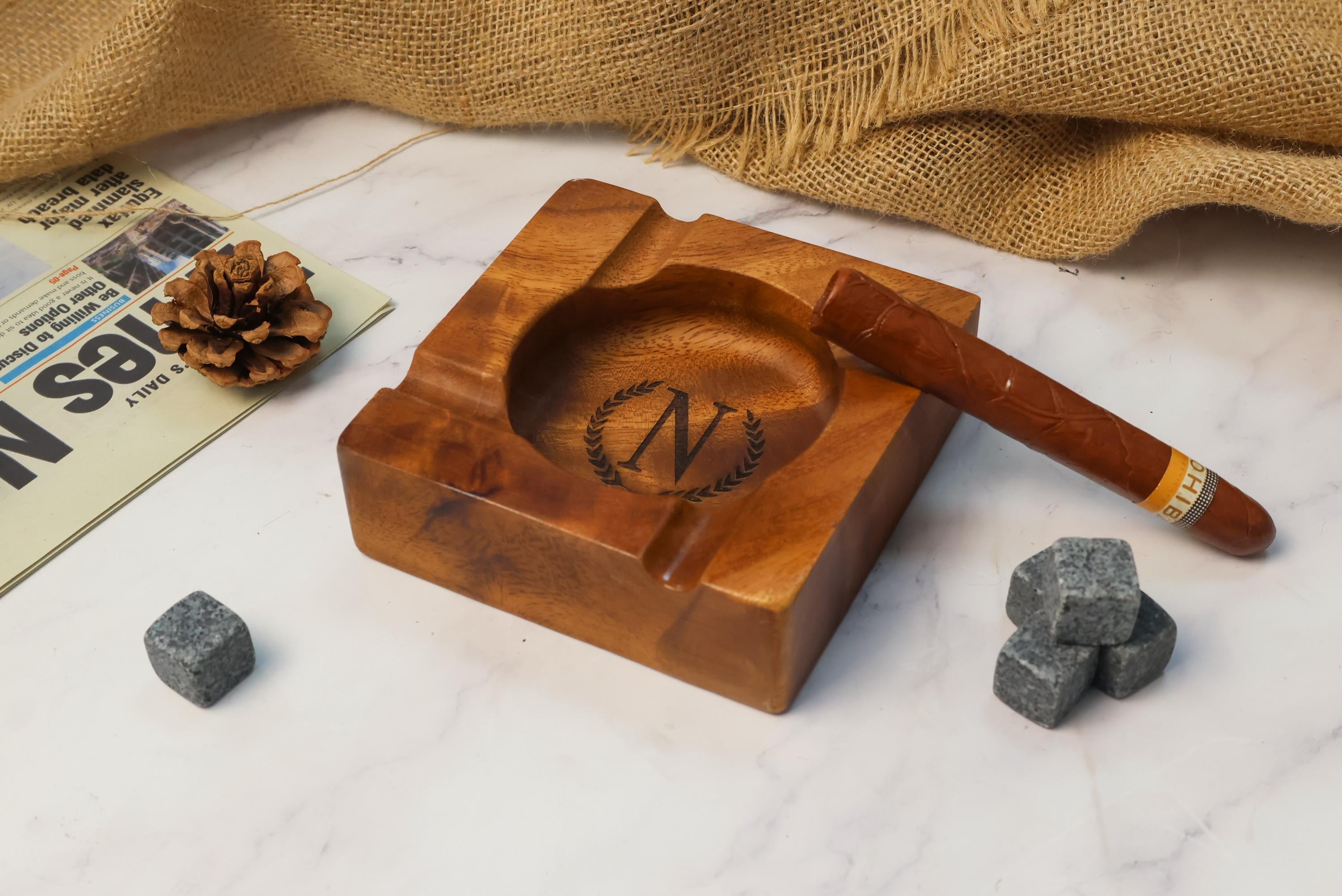 Personalized Cigar Ashtrays, Cigar Stands, Unique Ashtrays, Cigar ...