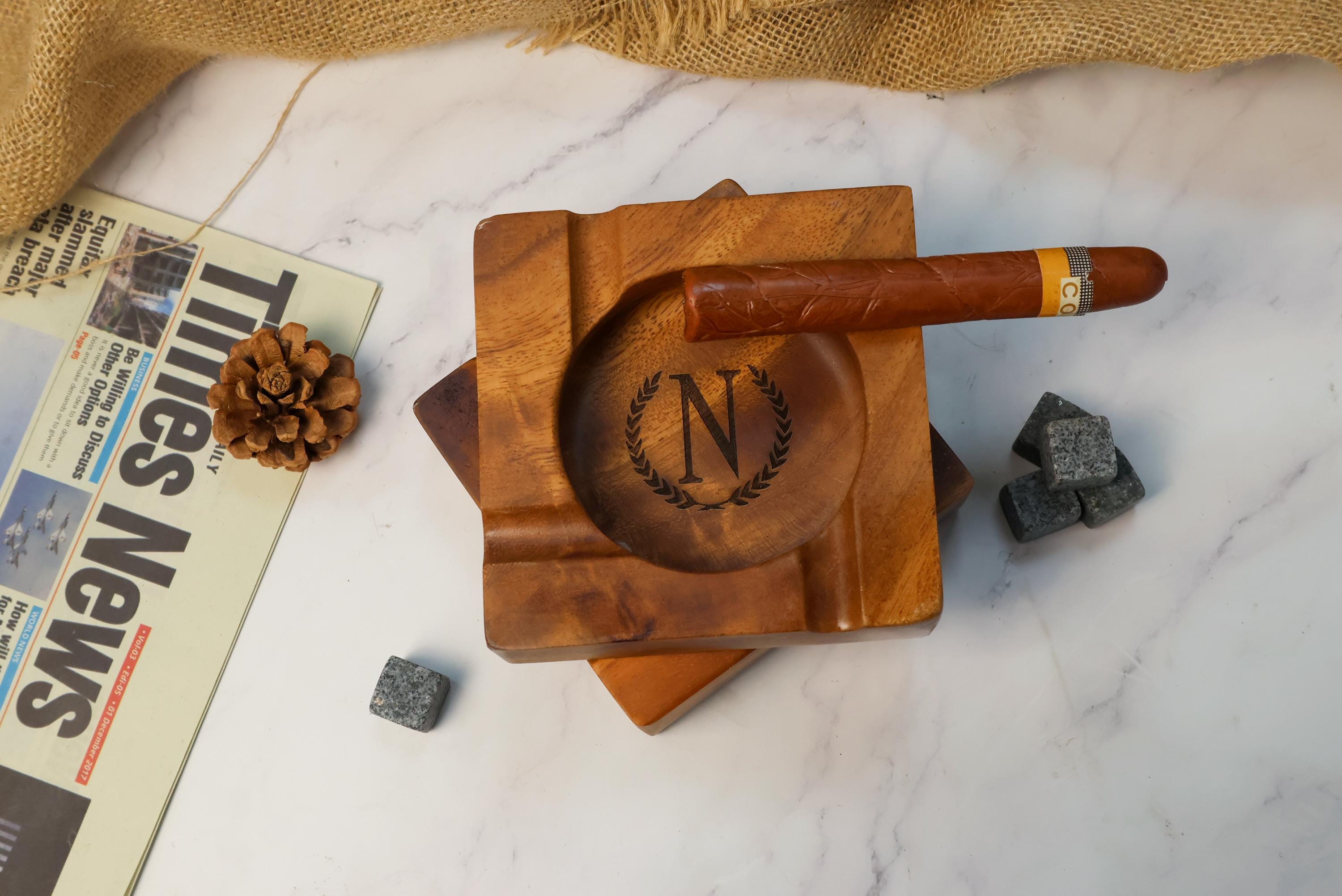 Personalized Cigar Ashtrays, Cigar Stands, Unique Ashtrays, Cigar ...
