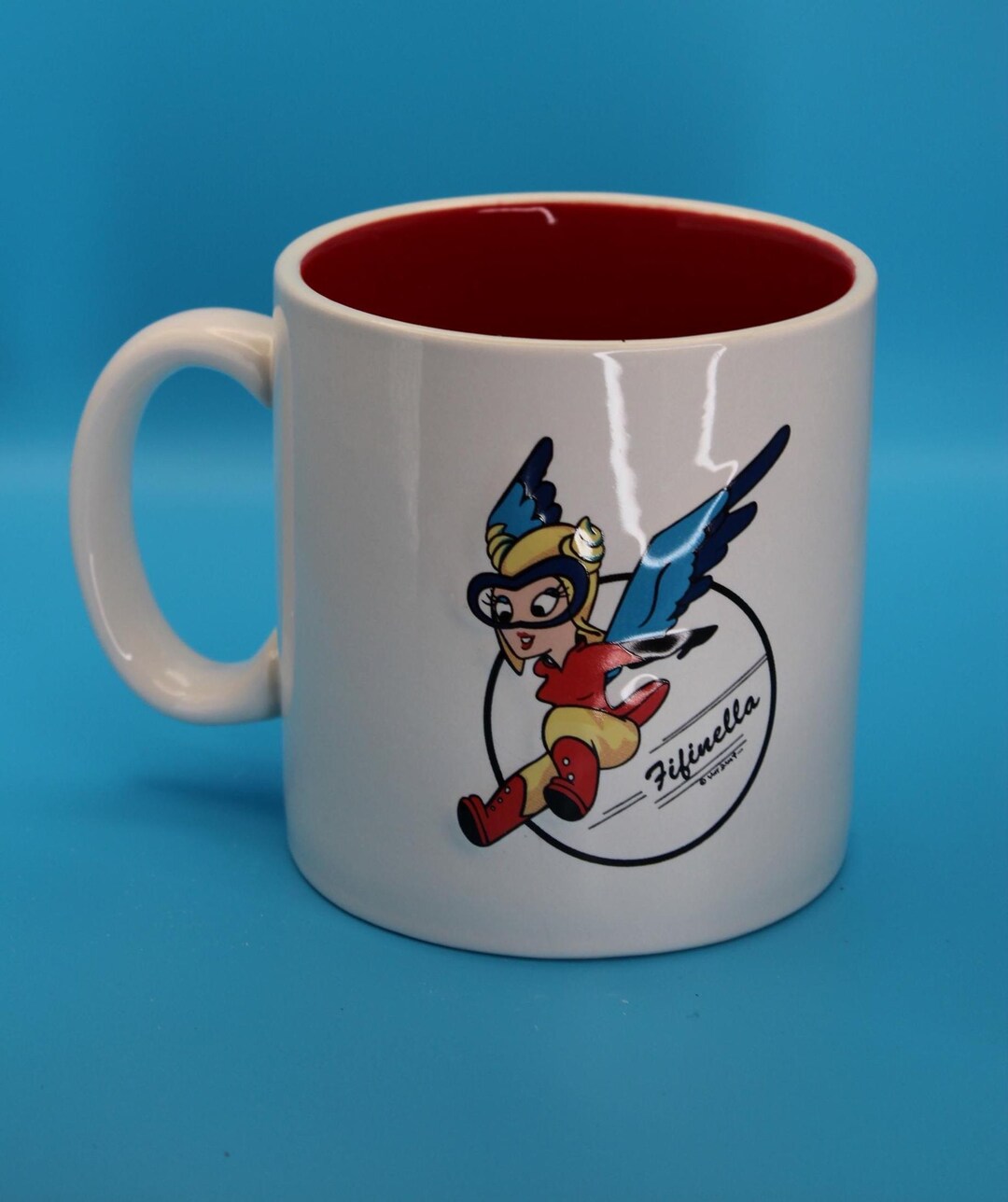 Walt Disney Fifinella Gremlin WWII WASP Airforce Pilots Coffee Mug - Etsy