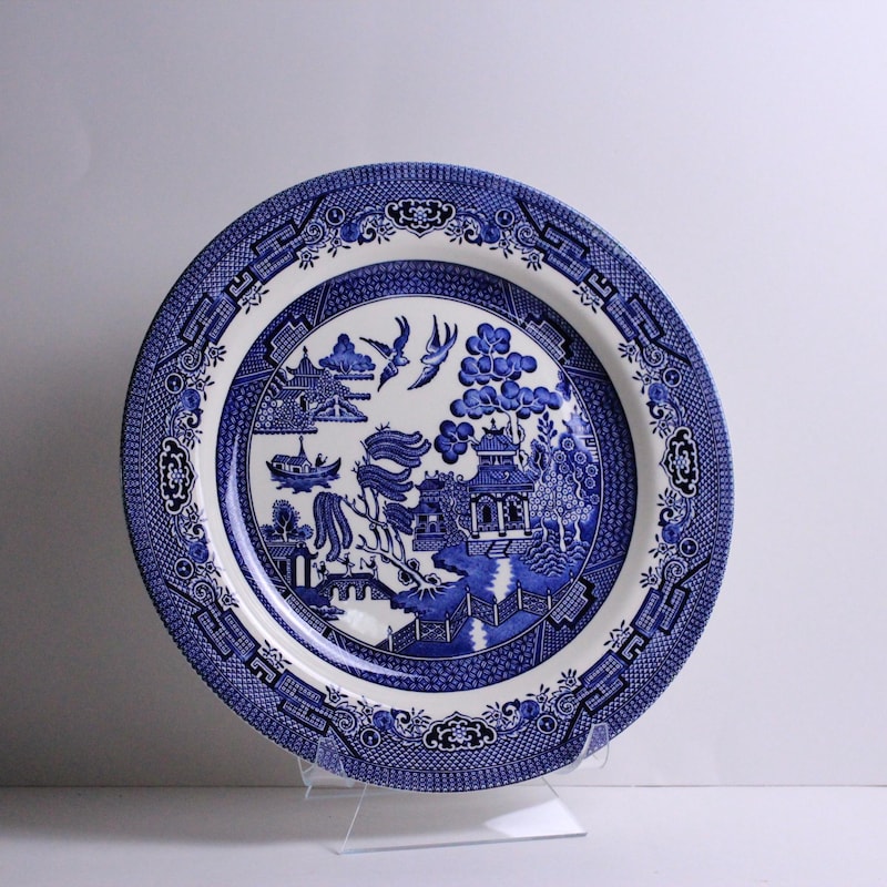 Blue Willow Plates Sets - Etsy
