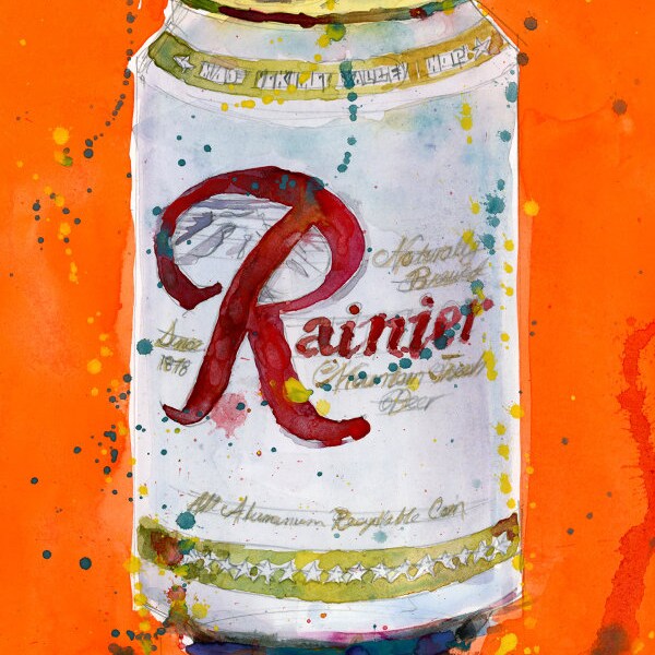 Rainier Beer - Etsy