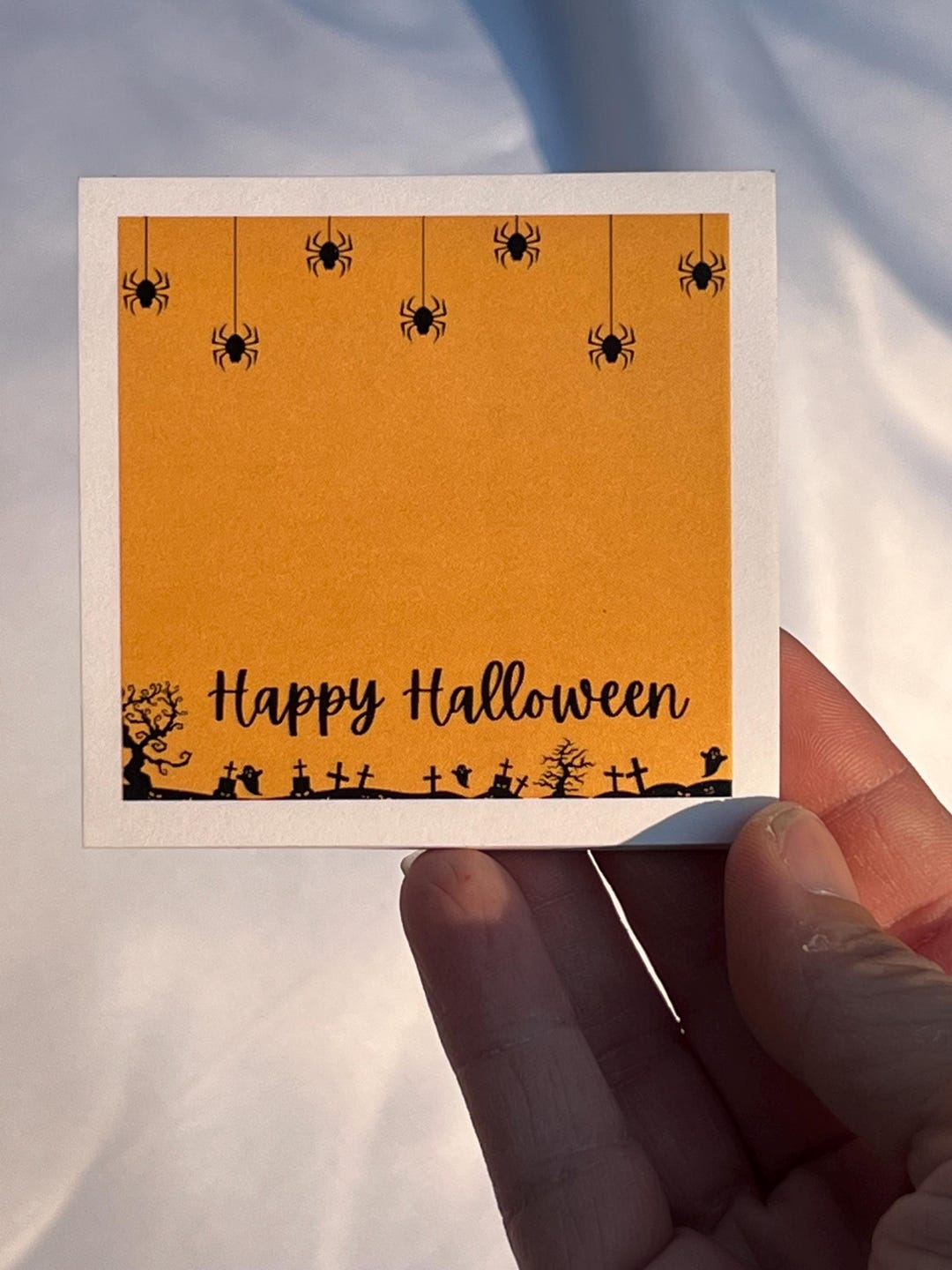 Halloween Sticky Notes With Spider's Cute Note Taking - Etsy