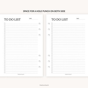 To-do List | Checklist With Date Section | Printable and Digital - Etsy