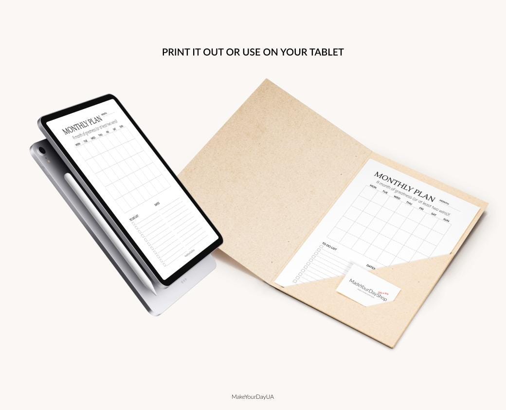 60 Day Challenge Tracker | Goal Planning Printable and Digital | PDF ...