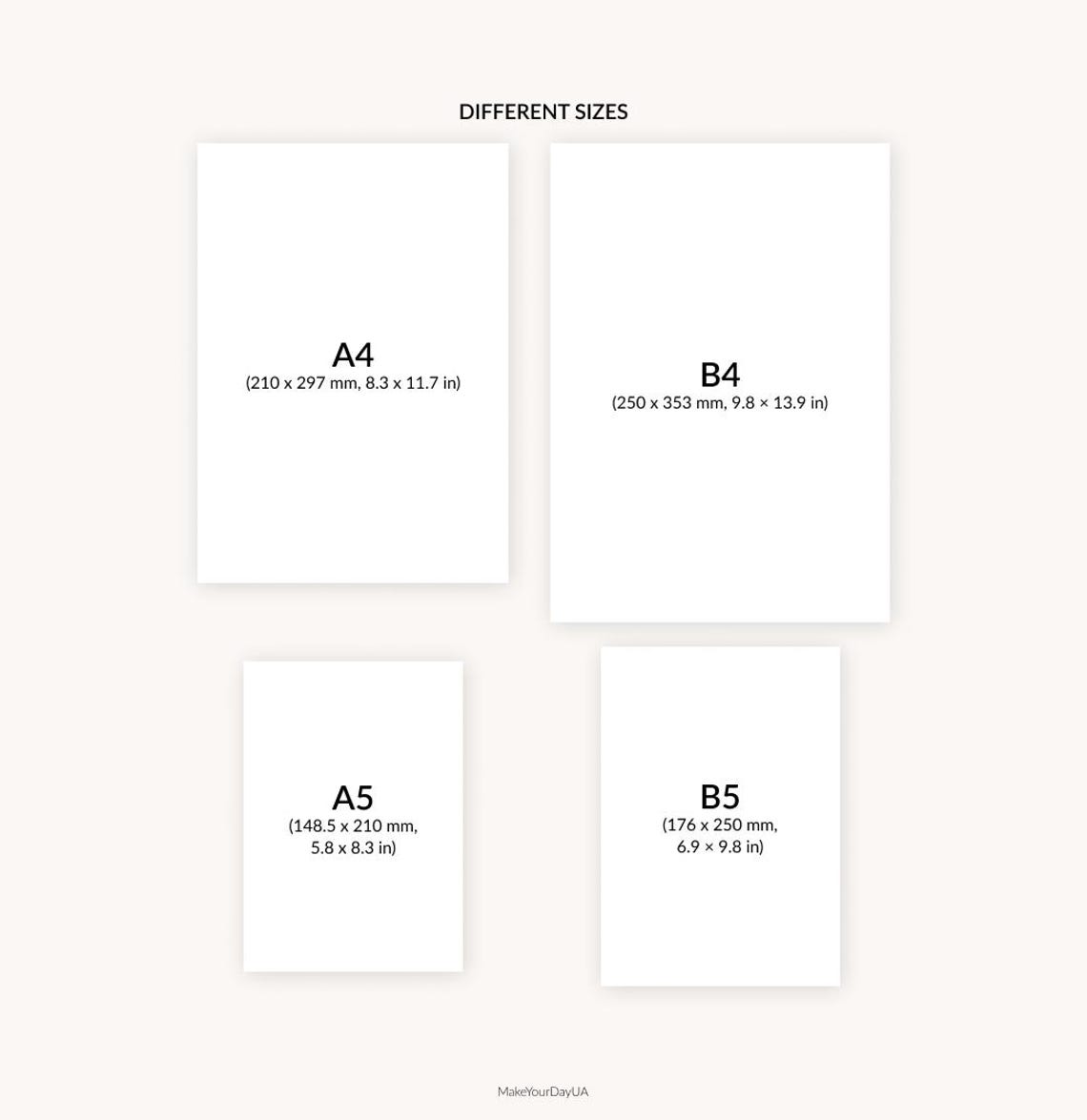 Class Info Template | Printable and Digital | A4, A5, B4, B5 | 9 Colors ...