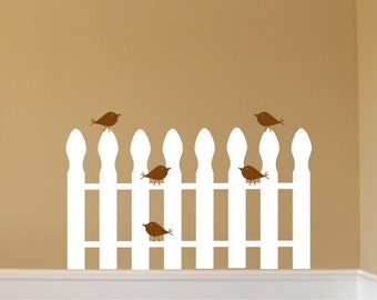 Picket Fence Decal - Etsy